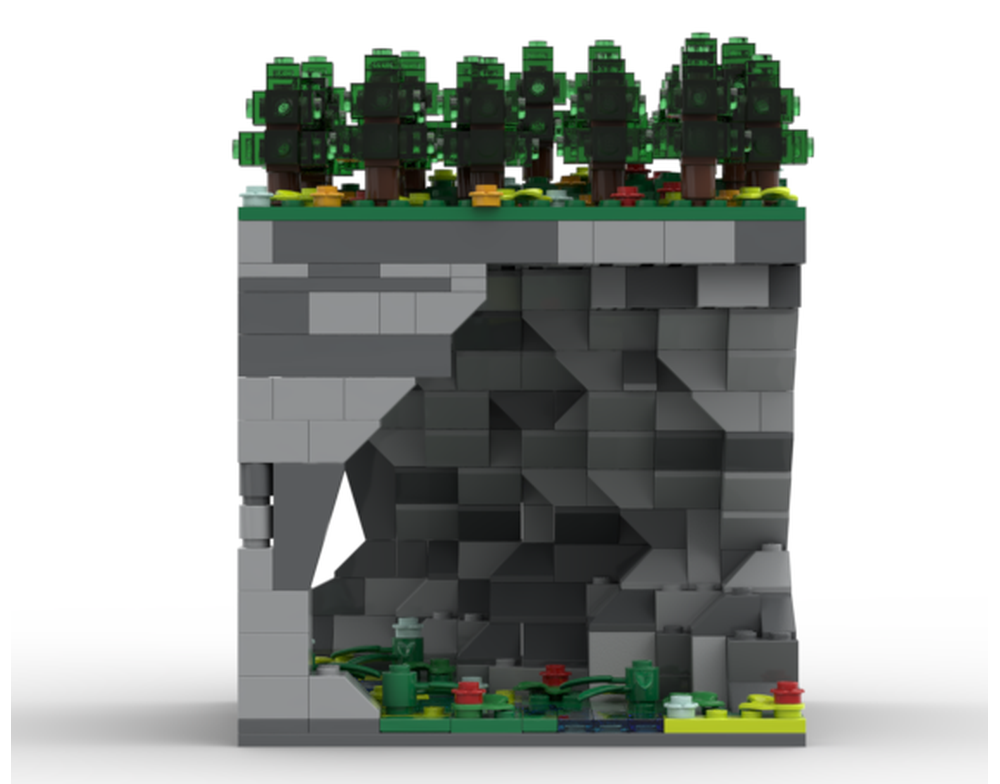 LEGO MOC Cave Diorama by JojoTheBuilder | Rebrickable - Build with LEGO