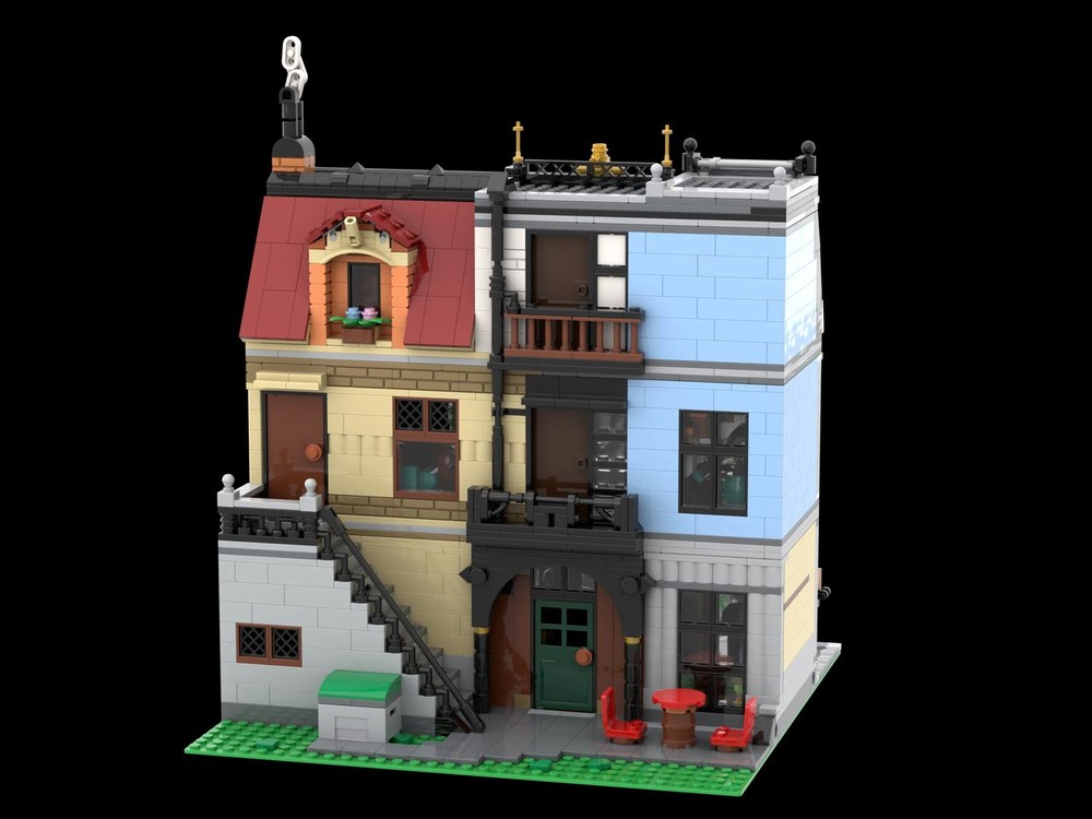 LEGO MOC-227308 Fish&Chips and Haberdashery - 10350 Tudor Corner ...