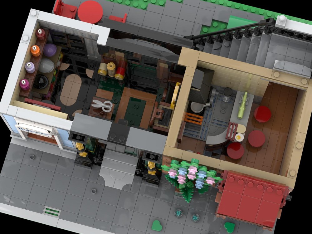 LEGO MOC-227308 Fish&Chips and Haberdashery - 10350 Tudor Corner ...