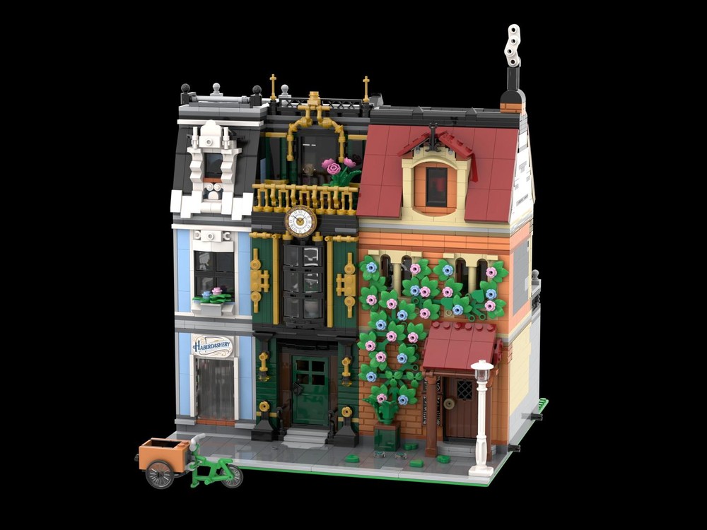 LEGO MOC-227308 Fish&Chips and Haberdashery - 10350 Tudor Corner ...