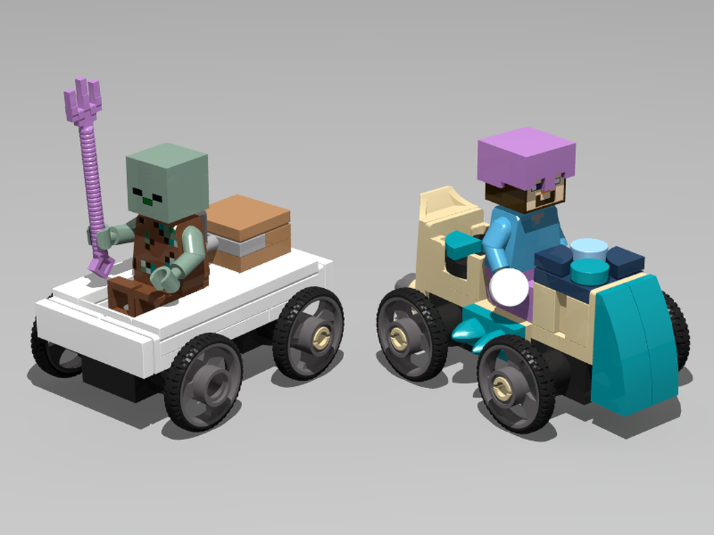 LEGO MOC Pale Oak Boat and Sculk Speedster by MOCStar | Rebrickable ...