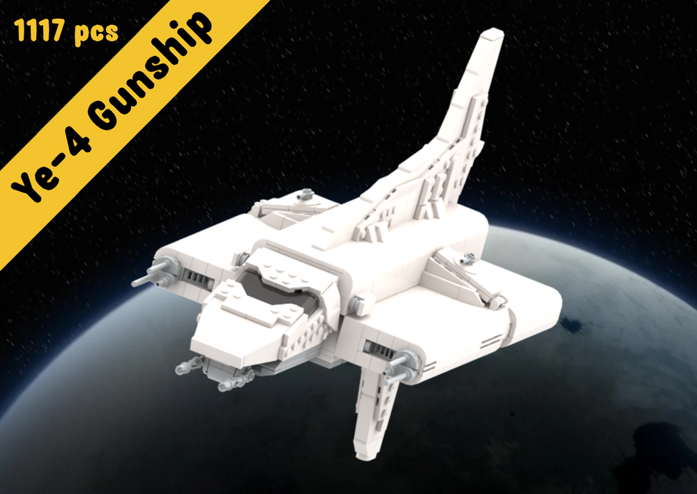 LEGO MOC Imperial Ye-4 gunship by Surcote | Rebrickable - Build with LEGO