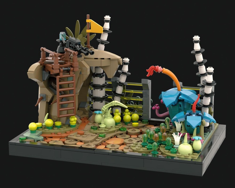 LEGO MOC Felucia Diorama - Order 66 by brick98989 | Rebrickable - Build ...