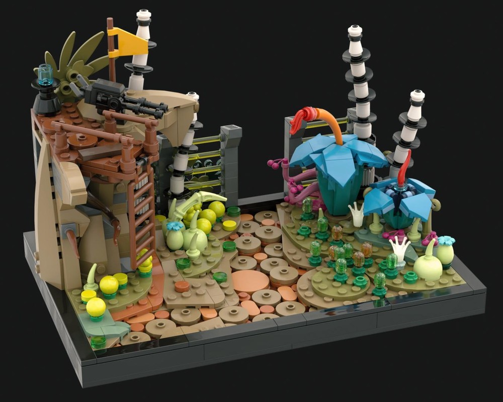 LEGO MOC Felucia Diorama - Order 66 by brick98989 | Rebrickable - Build ...