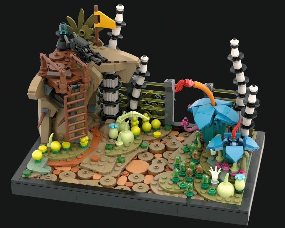 LEGO MOC Felucia Diorama - Order 66 by brick98989 | Rebrickable - Build ...