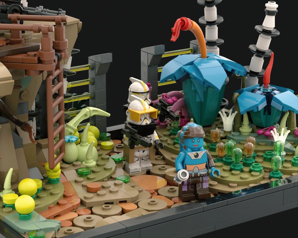 LEGO MOC Felucia Diorama - Order 66 by brick98989 | Rebrickable - Build ...