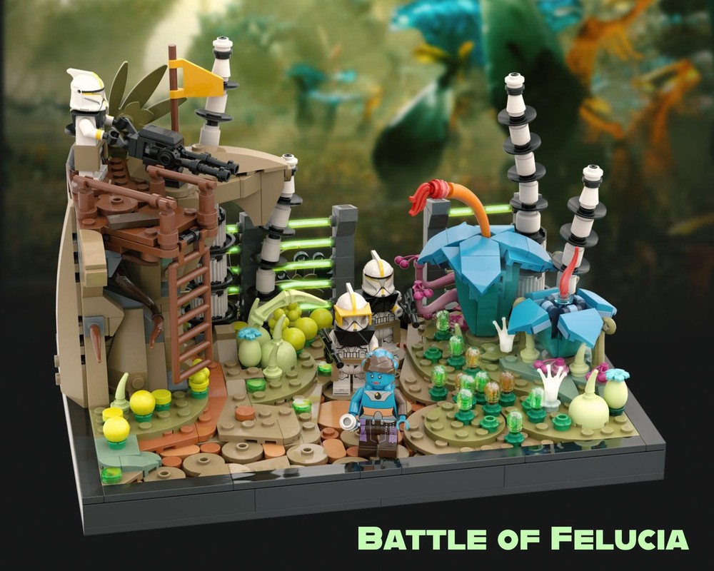 LEGO MOC Felucia Diorama - Order 66 by brick98989 | Rebrickable - Build ...