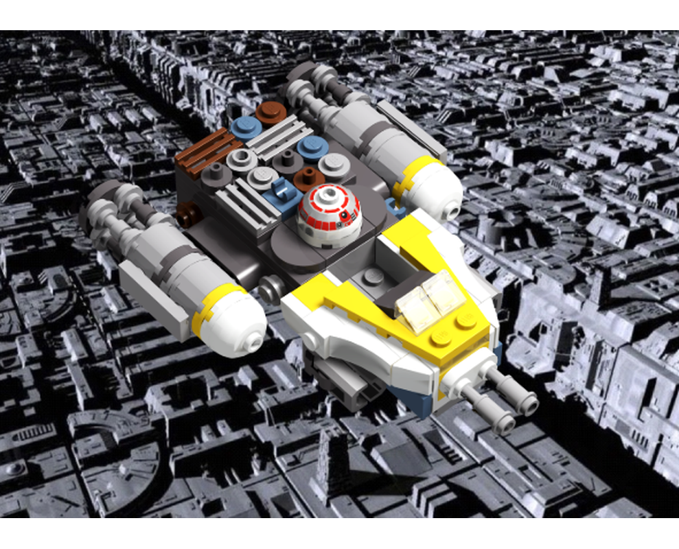 LEGO MOC Rebel Y Wing Microfighter by Goldblast | Rebrickable - Build ...