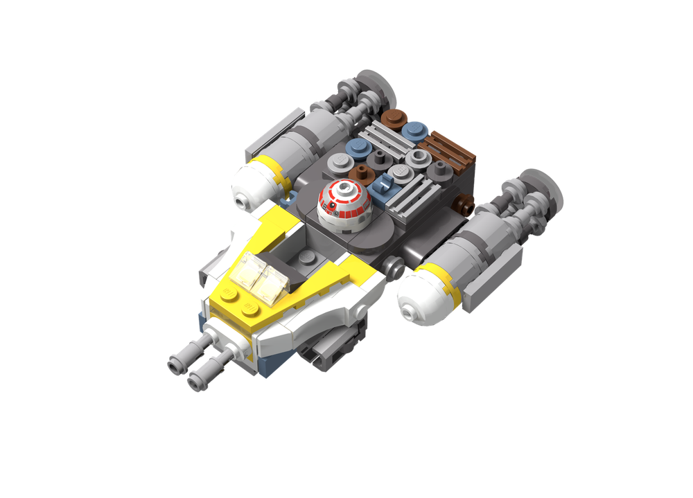 LEGO MOC Rebel Y Wing Microfighter by Goldblast | Rebrickable - Build ...