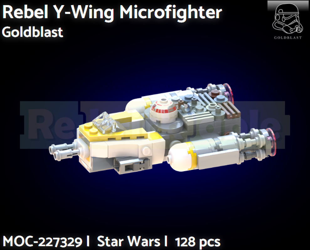 LEGO MOC Rebel Y Wing Microfighter by Goldblast | Rebrickable - Build ...