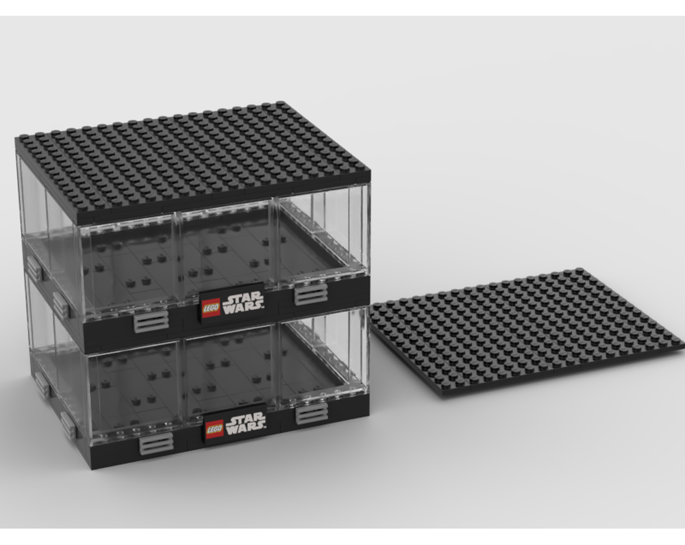 LEGO MOC Minifigure Display V3 by Ckinion | Rebrickable - Build with LEGO