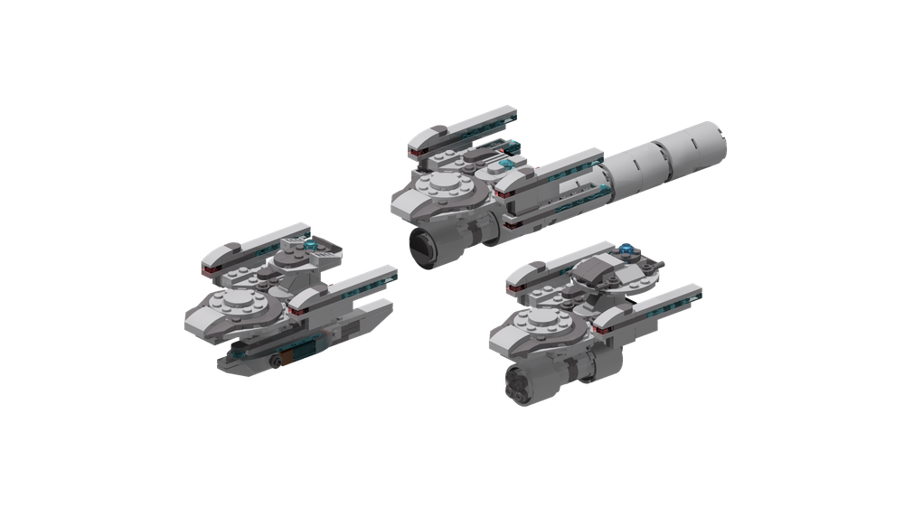 LEGO MOC Grissom-Class Original Starship and Variants, Smooth Edition ...