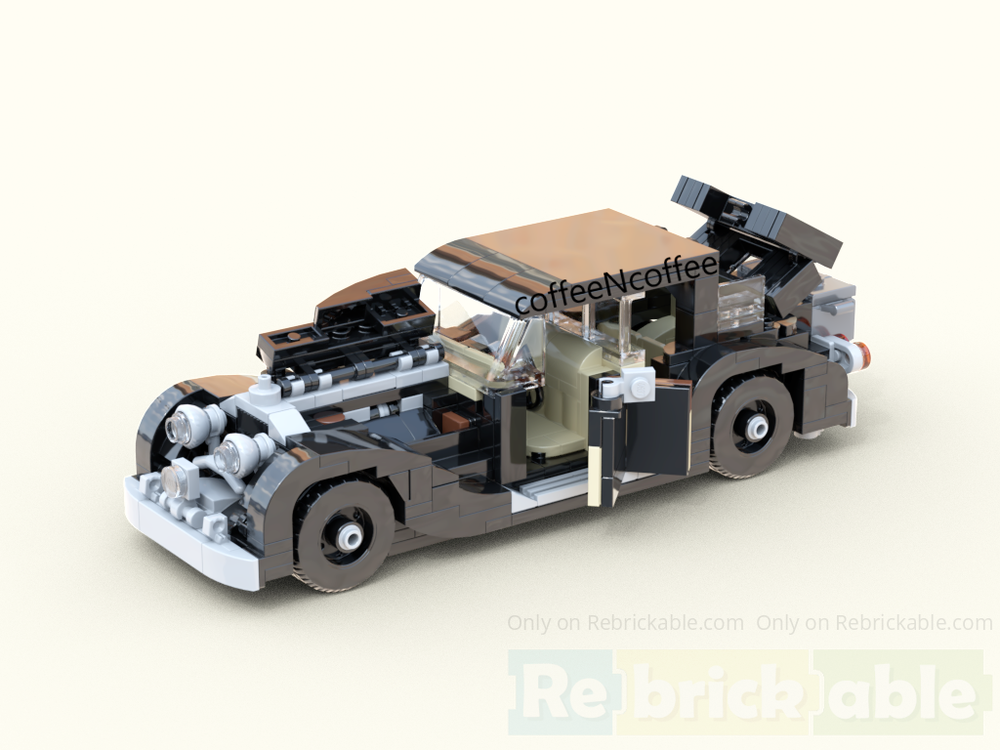 LEGO MOC Maybach DS8 Zeppelin Landaulet by coffeeNcoffee | Rebrickable ...