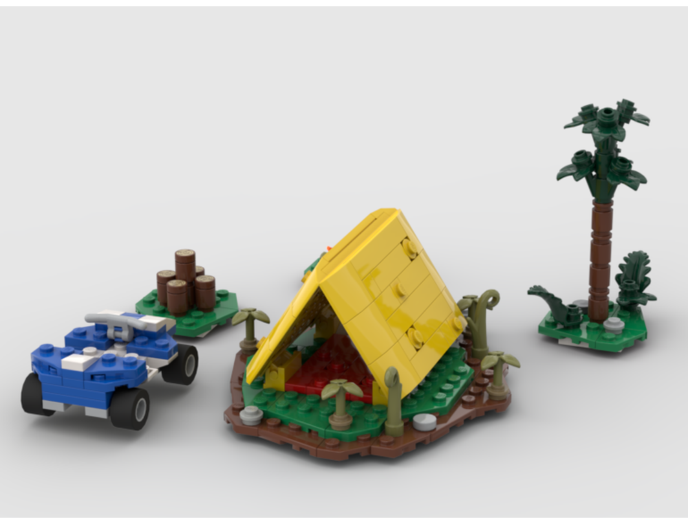 LEGO MOC campsite. by Rebel-bricks | Rebrickable - Build with LEGO