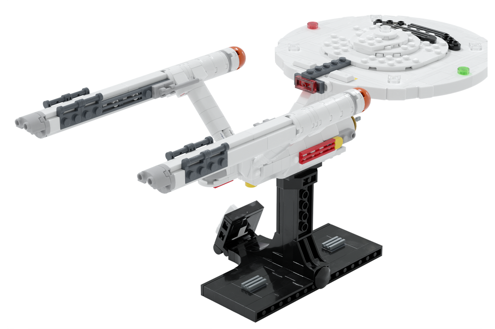LEGO MOC USS Enterprise by Lilium Brick Yards | Rebrickable - Build ...