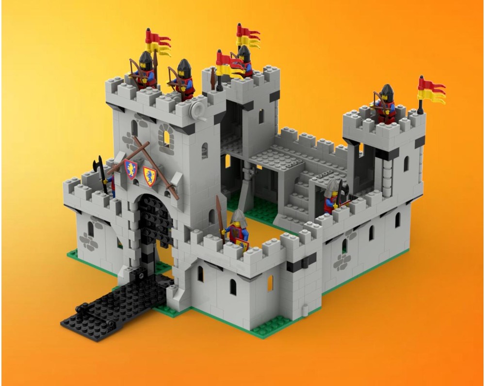 LEGO MOC Classic Castle Expansion - 6080 - Bridge + Plated Base by ...