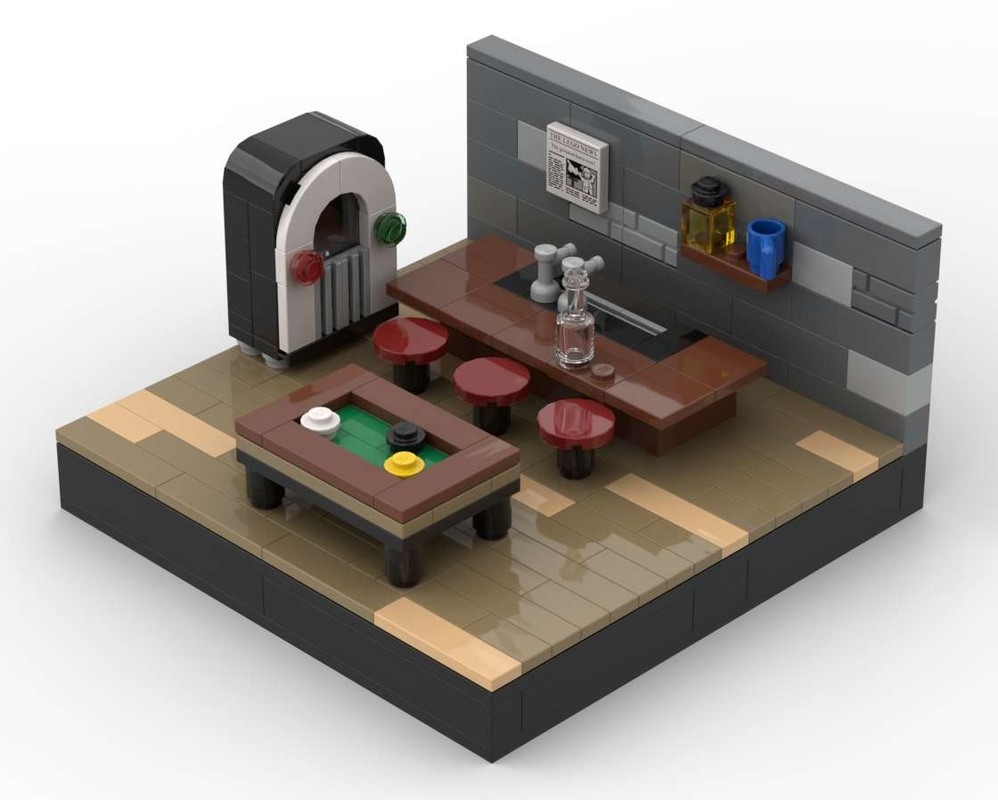 LEGO MOC LEGO Bar / Pub Moc by 50CalKestis | Rebrickable - Build with LEGO