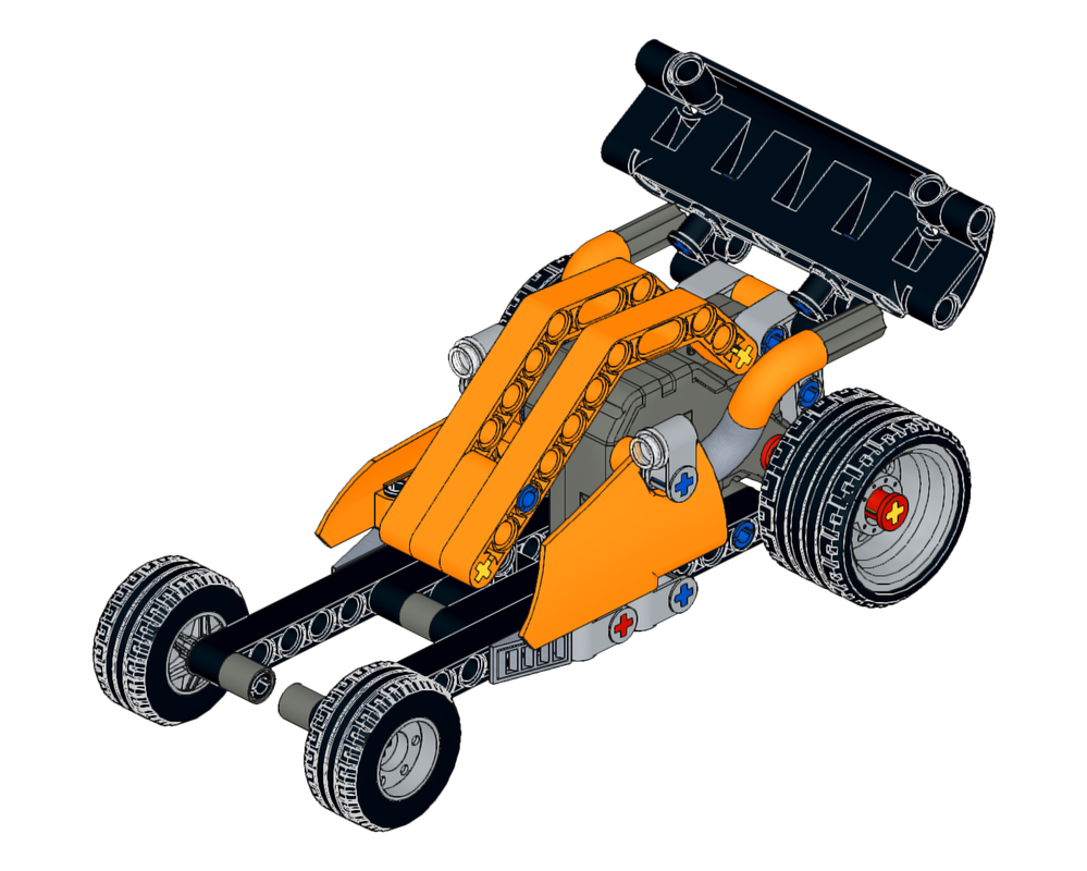 LEGO MOC Racer Scott Car by NARP | Rebrickable - Build with LEGO