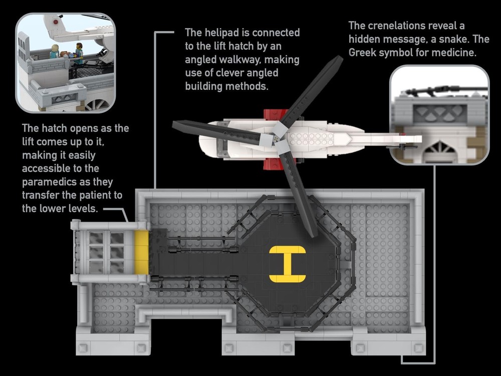LEGO MOC Modular Hospital by Thibau_g | Rebrickable - Build with LEGO