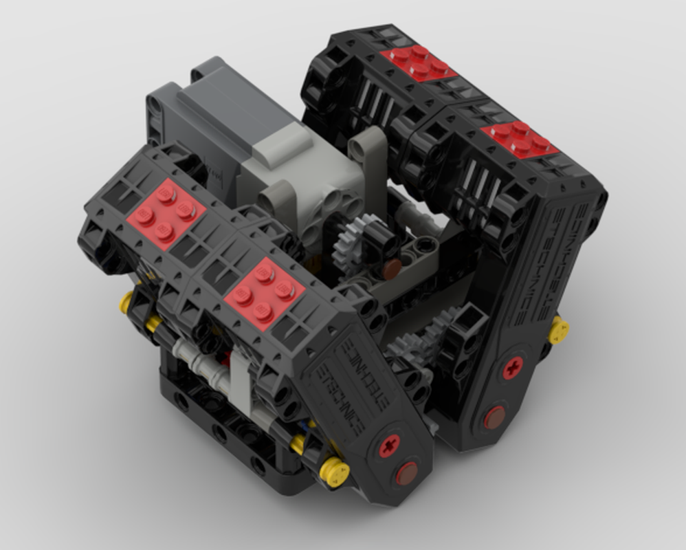 LEGO MOC Two speed gearbox 4xbuggy/buwwiz motors easy modificated on 6/ ...