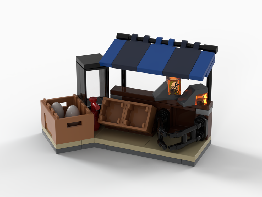 LEGO MOC Amber Clave Market Stall by legOtaku | Rebrickable - Build ...