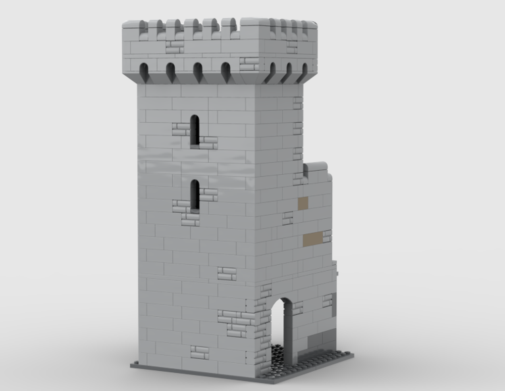 LEGO MOC Tower (left) add on for Lion Castle or modules by Longsword ...