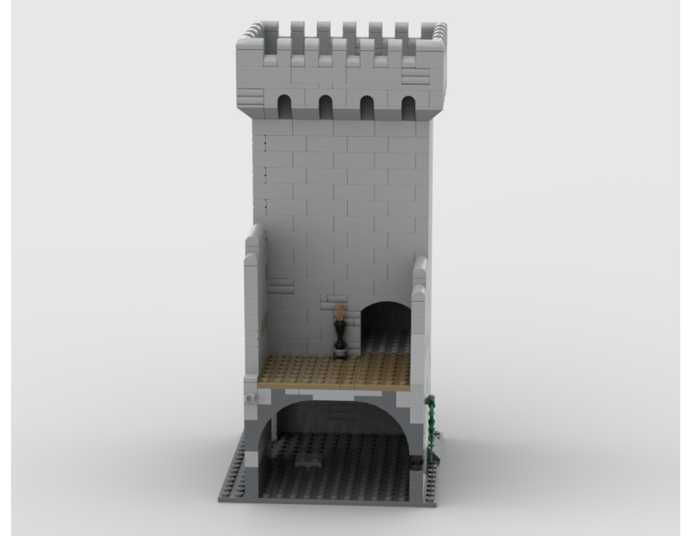 LEGO MOC Tower (left) add on for Lion Castle or modules by Longsword ...