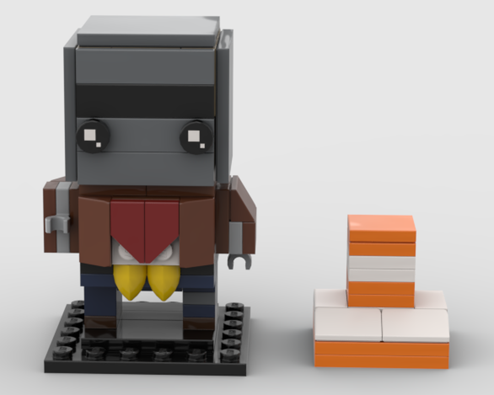 LEGO MOC pvz (plants vs zombies) zombie brickhead by Vóder66 ...