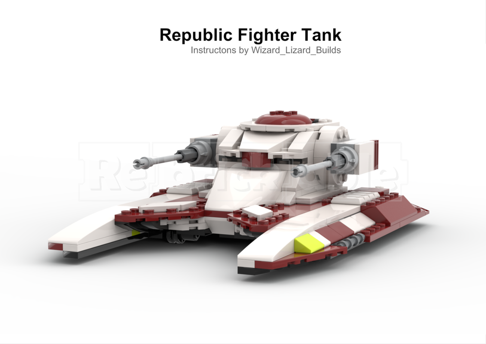LEGO MOC Republic Fighter Tank Moc Build 75342 set by Wizard_Lizard ...
