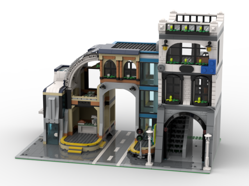 LEGO MOC-227515 Modular Transport Depot by BrickAndBuildsI ...