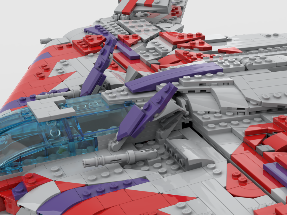 LEGO MOC-227522 Marvel Yondu's Ravager Warship Milano Variant Guardians ...