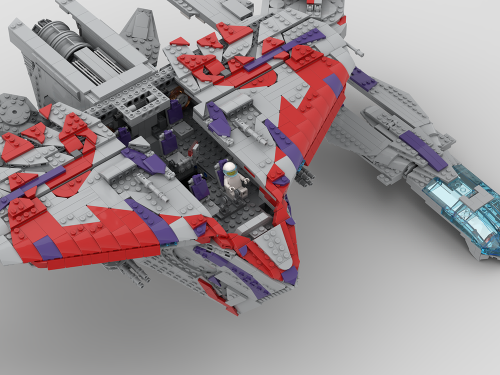 LEGO MOC-227522 Marvel Yondu's Ravager Warship Milano Variant Guardians ...