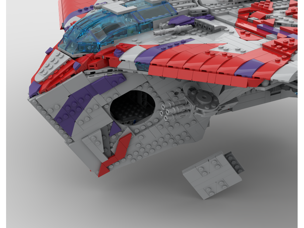 LEGO MOC-227522 Marvel Yondu's Ravager Warship Milano Variant Guardians ...