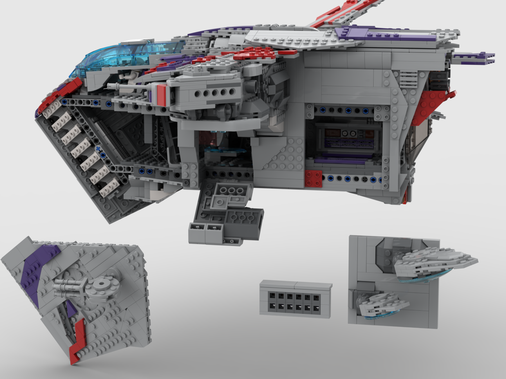LEGO MOC-227522 Marvel Yondu's Ravager Warship Milano Variant Guardians ...