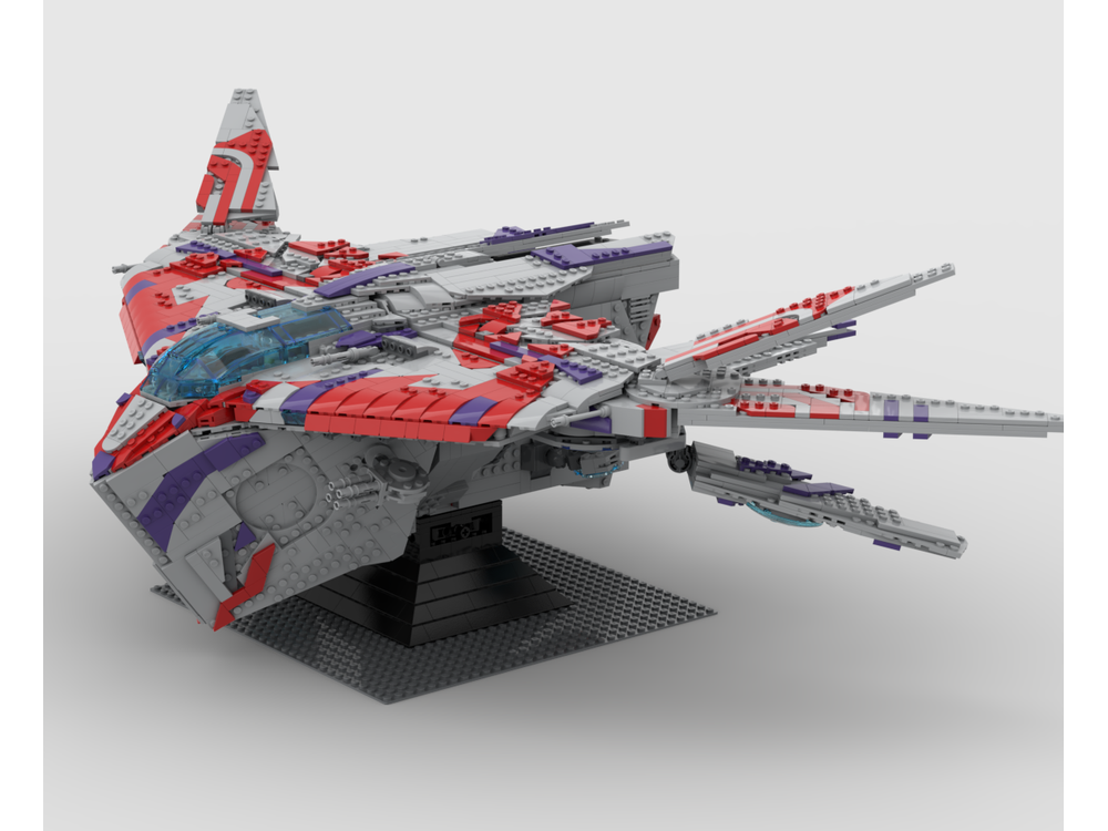 LEGO MOC-227522 Marvel Yondu's Ravager Warship Milano Variant Guardians ...