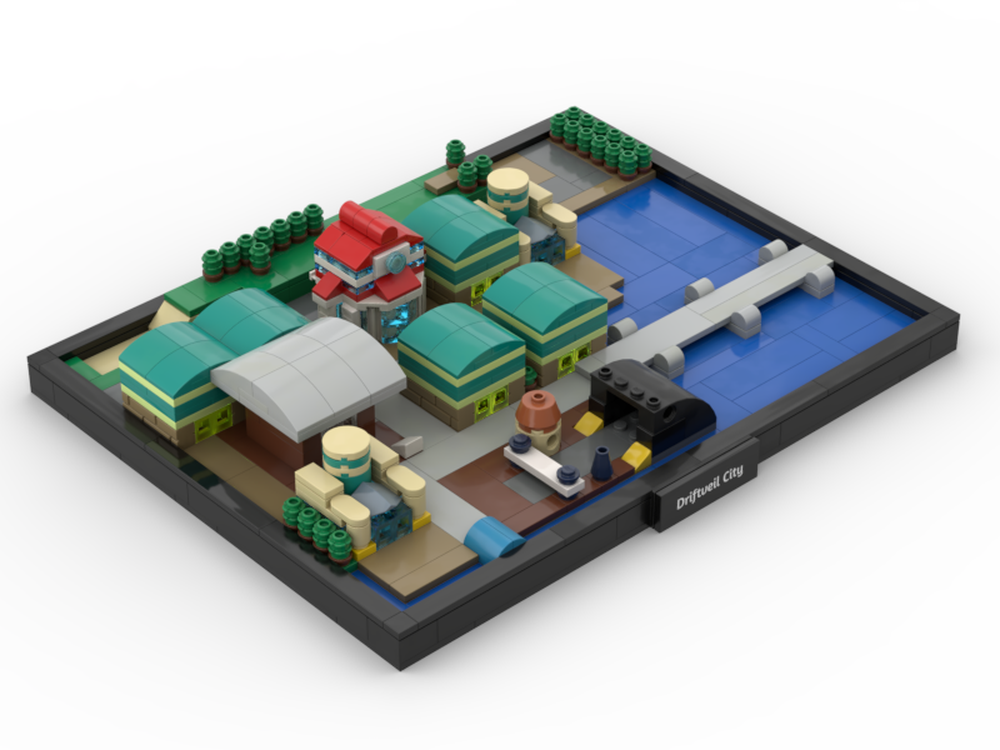 LEGO MOC Driftveil City - Unova by InagakiAkira | Rebrickable - Build ...