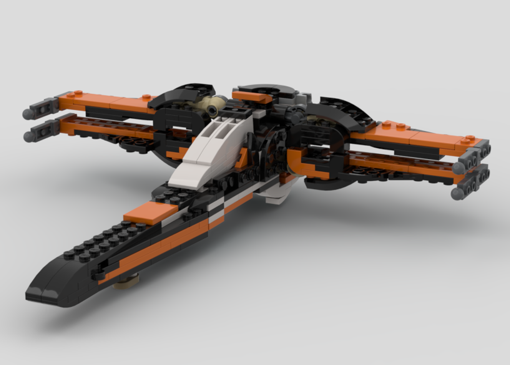 LEGO MOC 31129 Poe's Xwing Fighter downscale by MOCsMax | Rebrickable ...