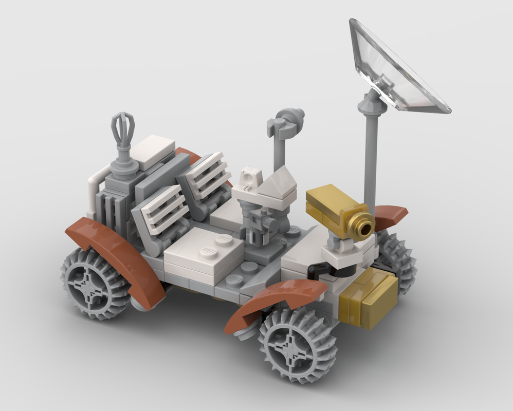 LEGO MOC-227545 Apollo Lunar Rover: Minifig Scale with accurate camera ...