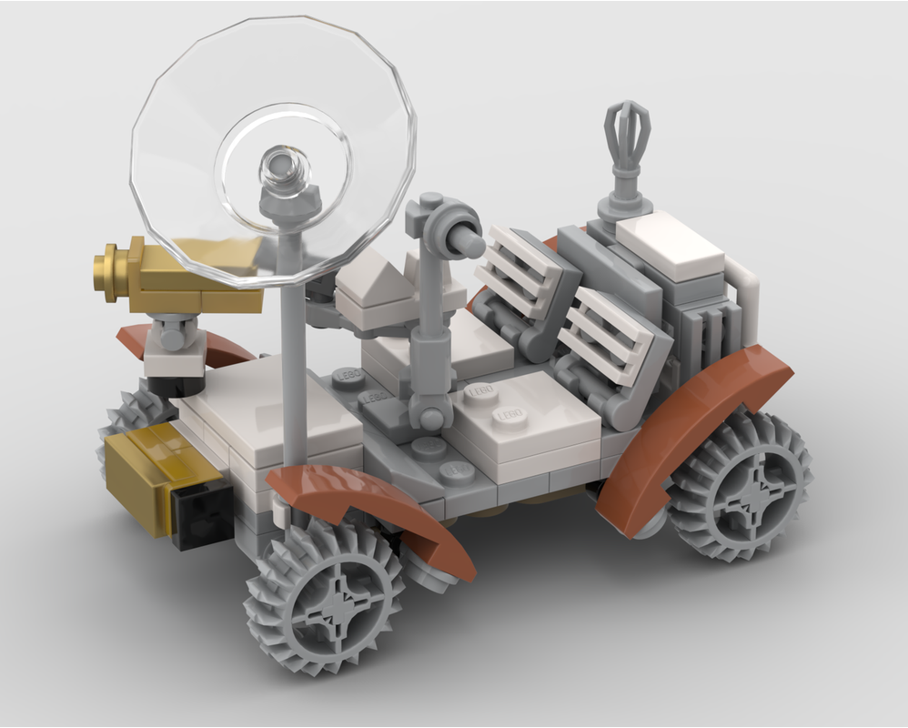 LEGO MOC-227545 Apollo Lunar Rover: Minifig Scale with accurate camera ...