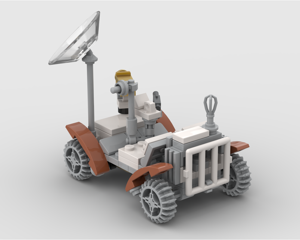 LEGO MOC-227545 Apollo Lunar Rover: Minifig Scale with accurate camera ...