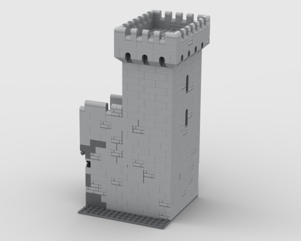 LEGO MOC Tower (right) add on for Lion Castle or modules by Longsword ...