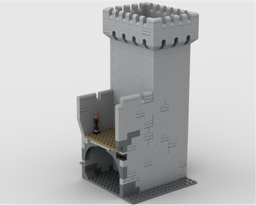 LEGO MOC-227546 Tower (right) add on for Lion Castle or modules by ...