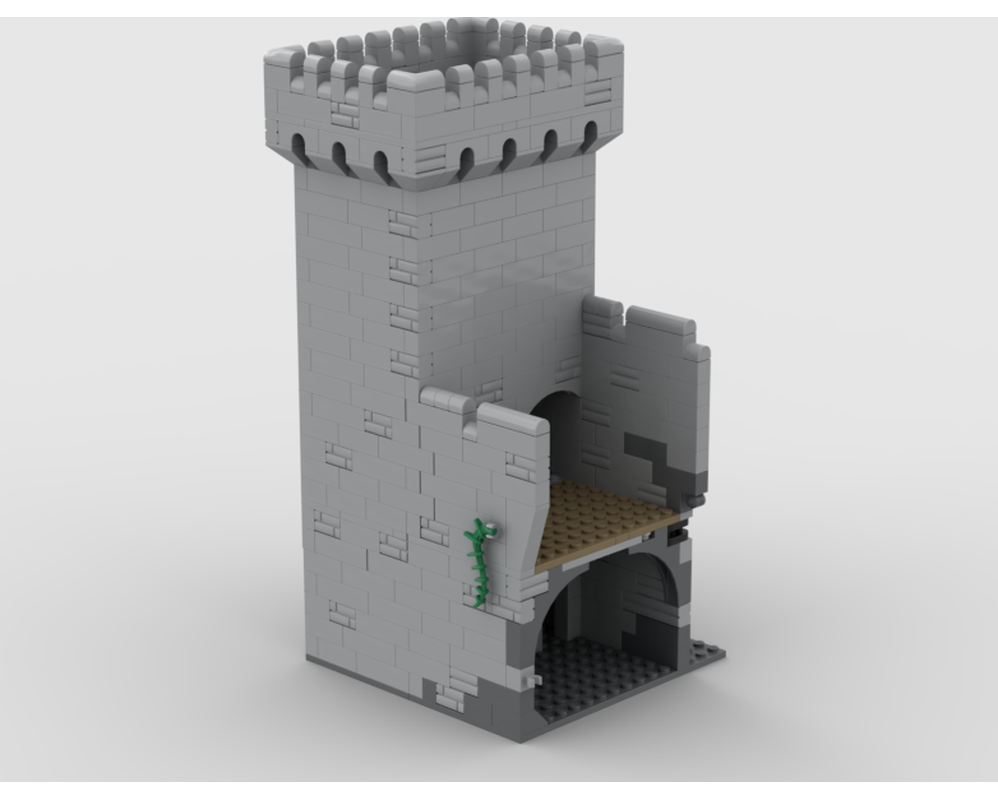 LEGO MOC-227546 Tower (right) add on for Lion Castle or modules by ...