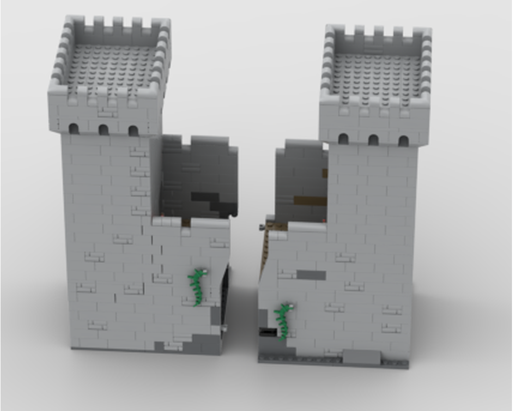 LEGO MOC-227546 Tower (right) add on for Lion Castle or modules by ...