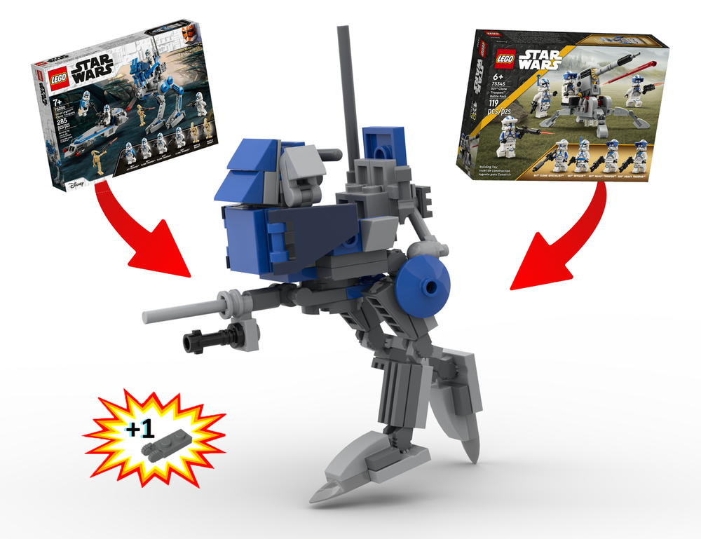 LEGO MOC-227547 AT-RT 501st Alt Walker by clonewarsnut | Rebrickable ...