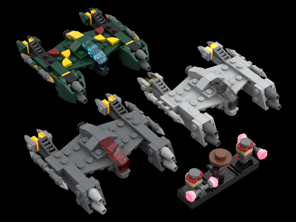 LEGO MOC Rogue-Class Magnaguard Starfighter V2 - 1:144 Scale - Mini by ...