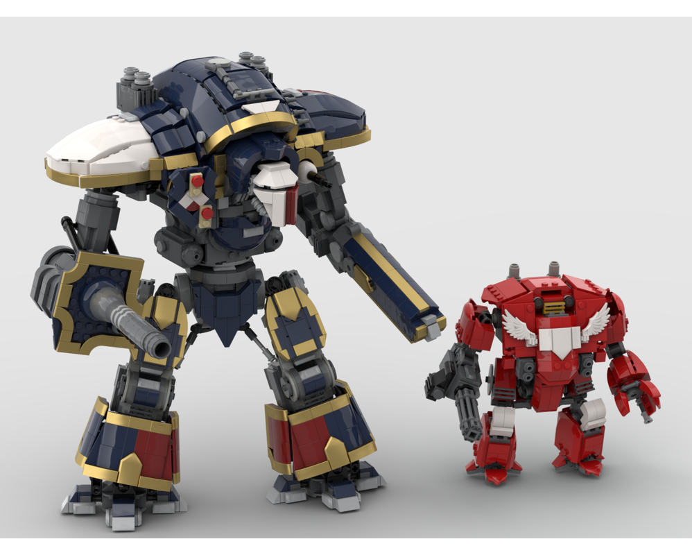 LEGO MOC Imperial Knight Questoris by DWbuild | Rebrickable - Build ...