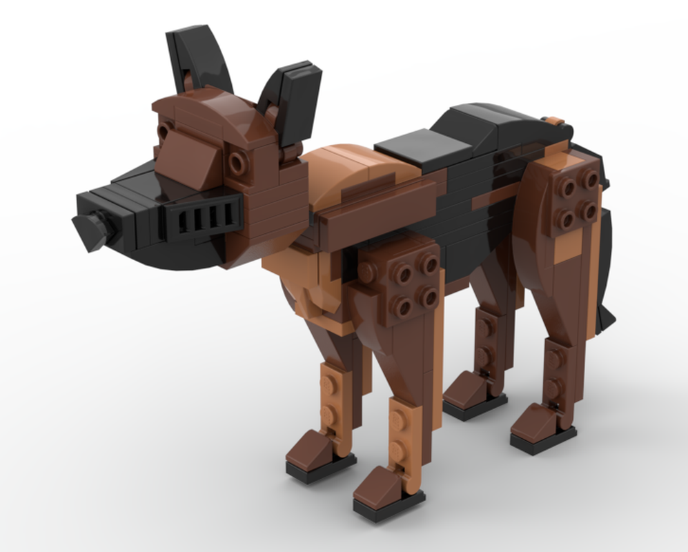 LEGO MOC Dogmeat by Mojave-Ghoul | Rebrickable - Build with LEGO