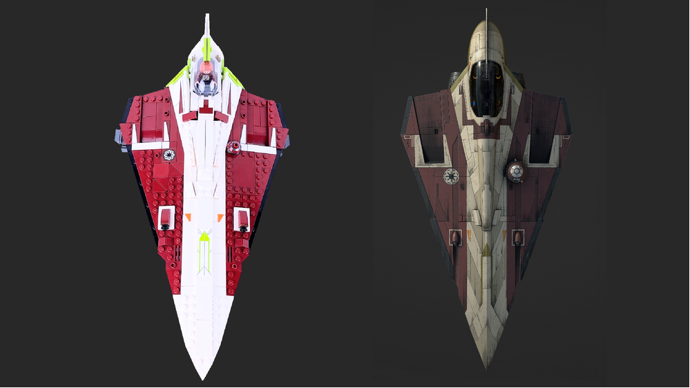 LEGO MOC-227591 Obi-Wan's Delta-7 Aethersprite-Class Light Interceptor ...