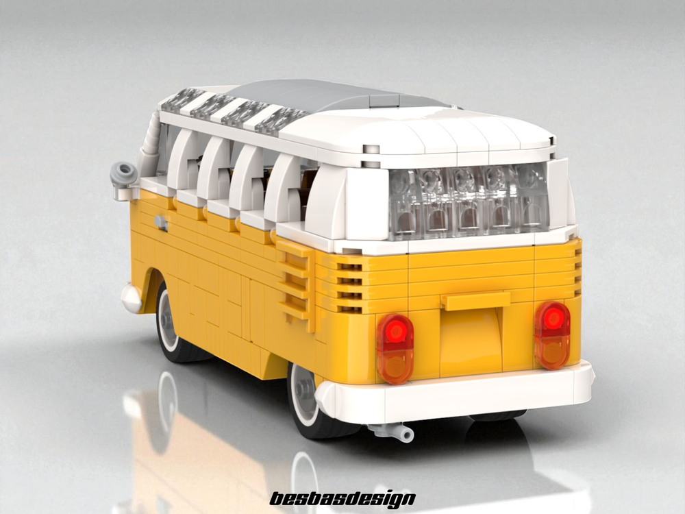 LEGO MOC Volkswagen Transporter T1 Samba by besbasdesign | Rebrickable ...